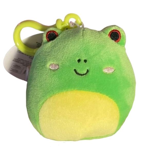 Squishmallows | Toys | Squishmallow Clip Wendy The Frog Green Yellow 35 ...